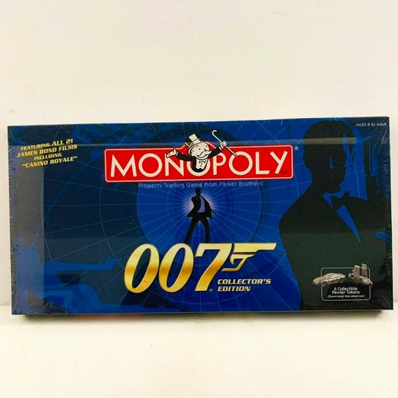 Hasbro | Games | Vintage Monopoly James Bond 07 Collectors Edition ...
